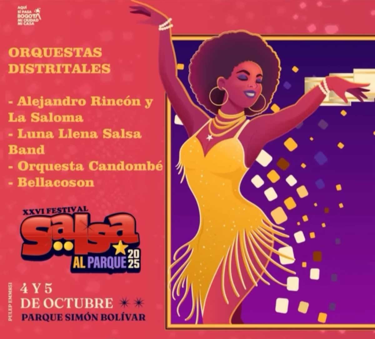 Todo listo para Salsa al Parque 2025: conoce las agrupaciones bogotanas ...